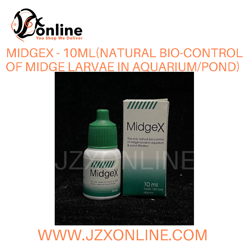 MidgeX(Natural Bio-Control of Midge Larvae In Aquarium/Pond) 10ml (MX0 ...