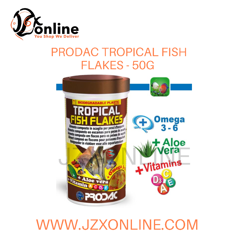 PRODAC Tropical Fish Flakes - 50g — jzxonline