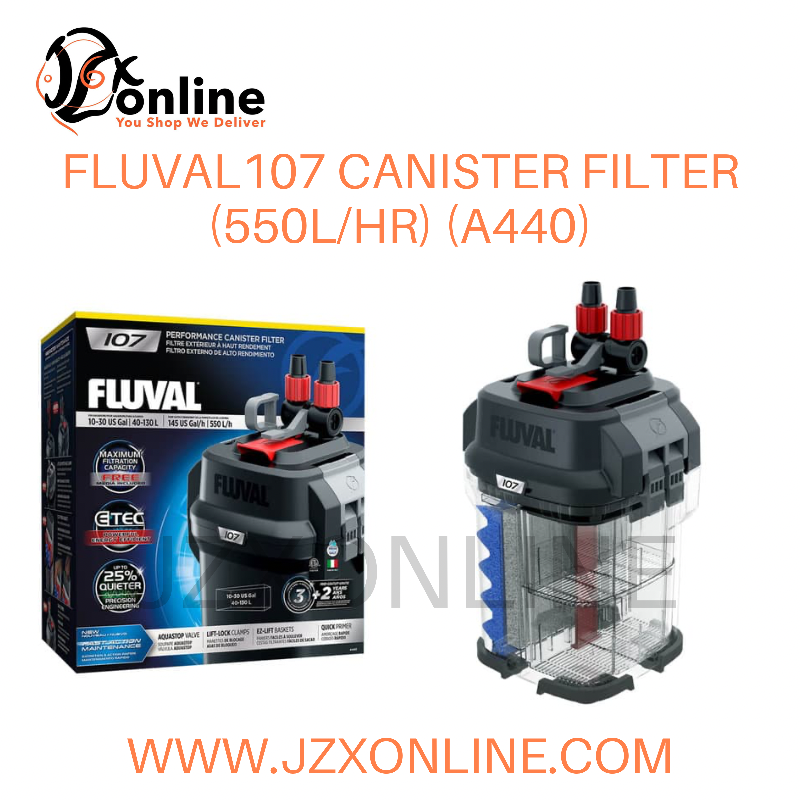 FLUVAL 107 Canister Filter (550/Hr) (A440) — jzxonline