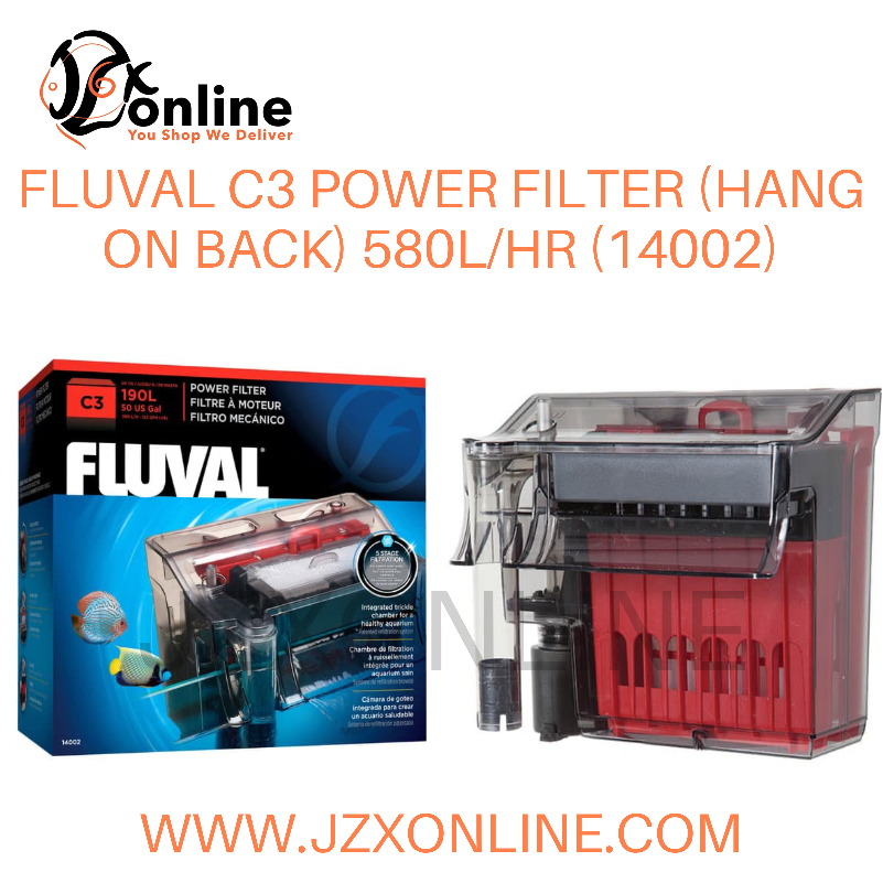 FLUVAL C3 Power Filter (Hang On Back) 580L/Hr (14002) — jzxonline