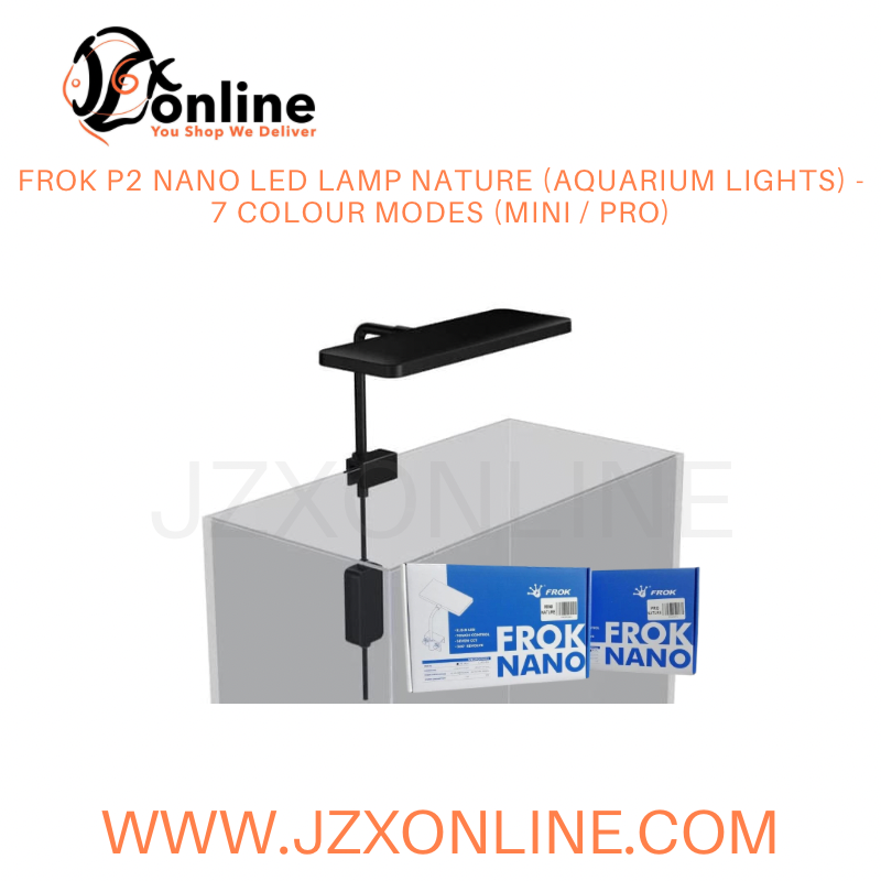 FROK P2 Nano LED Lamp Nature (Aquarium Lights) - 7 Colour Modes (Mini ...