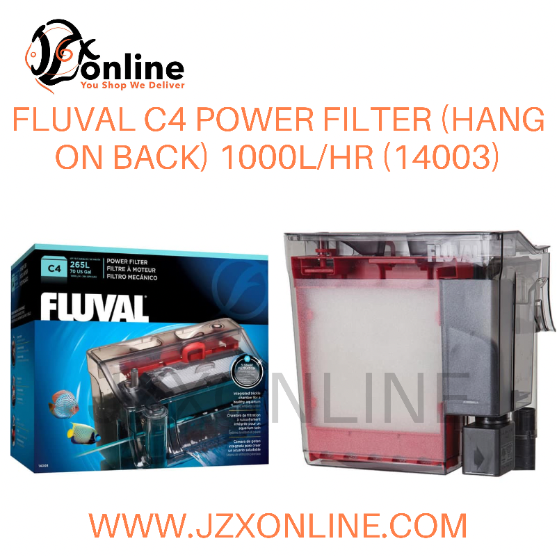FLUVAL C4 Power Filter (Hang On Back) 1000L/Hr (14003) — jzxonline